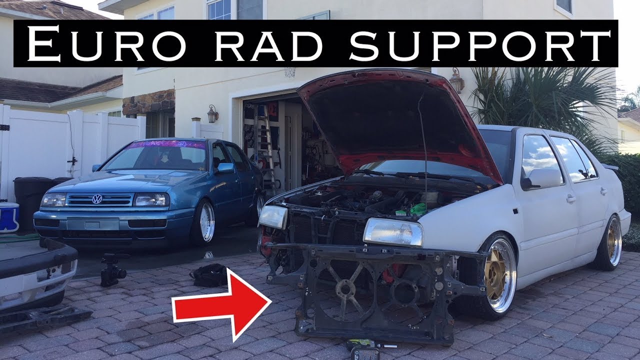 MK3 Euro Rad Support Install - YouTube