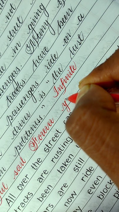 Master Cursive Writing | 'Forever yours' Simple Tutorial for Beginners ...