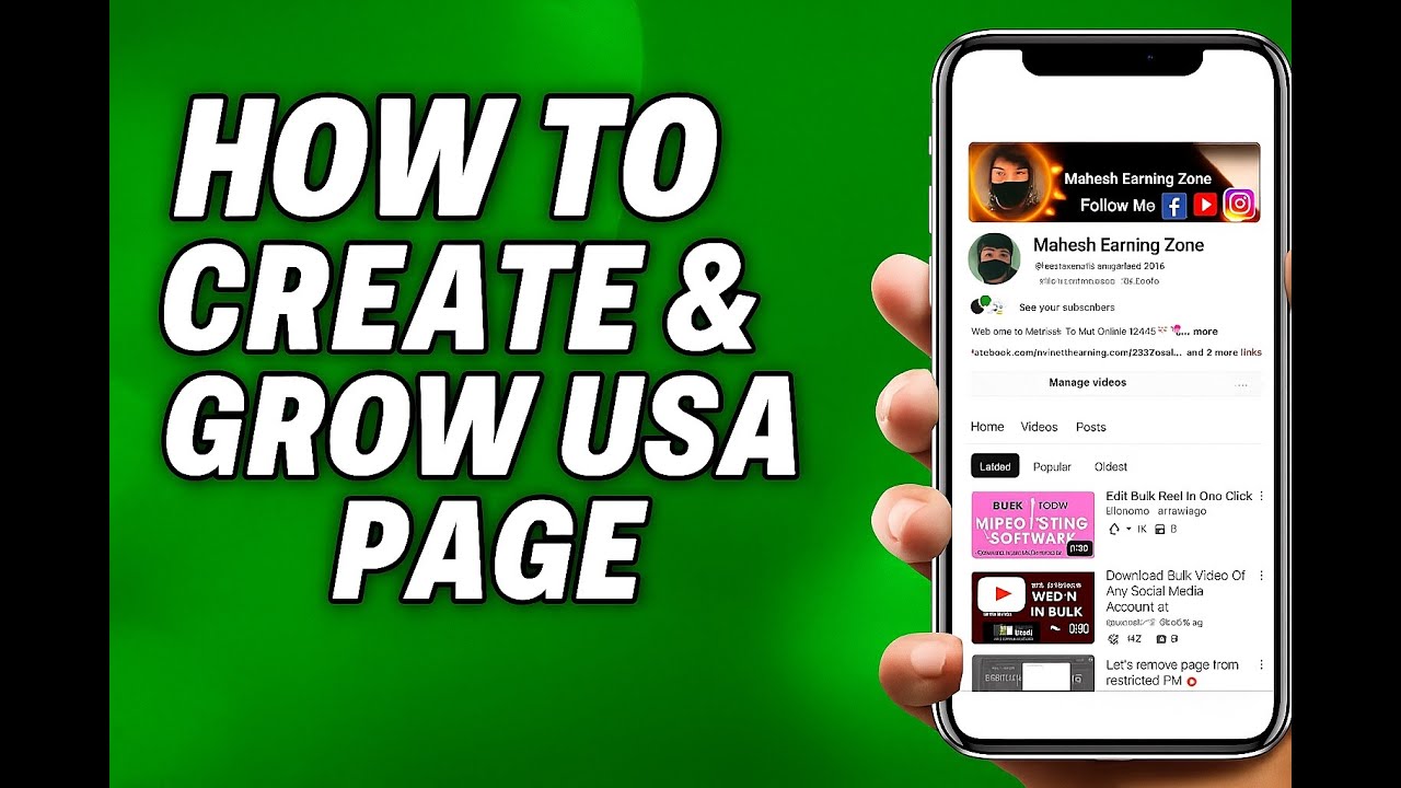 How To Create & Grow USA Page 🔥😍 #usapagegrowth #fbpage # ...