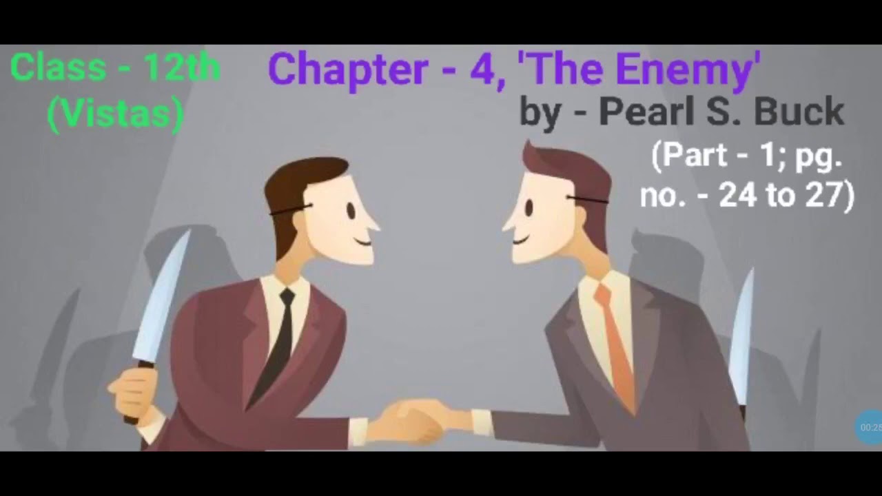 Class-12th, Ch. - 4, 'The Enemy' by 'Pearl S. Buck' (Snapshots) - YouTube