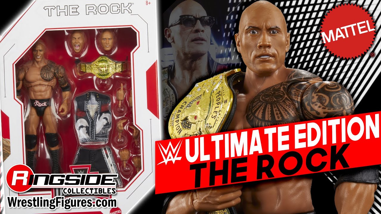 WWE Figure Insider: The Rock - Mattel WWE Ultimate Edition 25 Wrestling ...