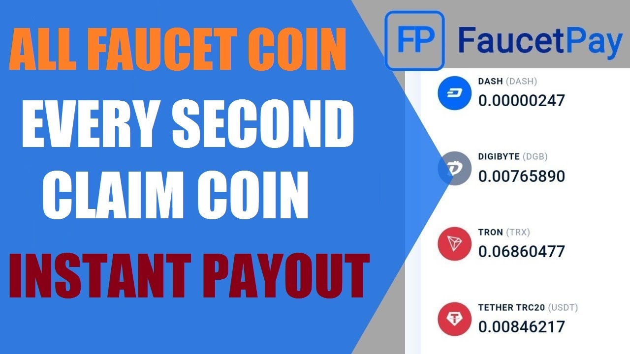 CLAIMCOINS || All FaucetPAY Coin Claim Every Second || High Paying ...