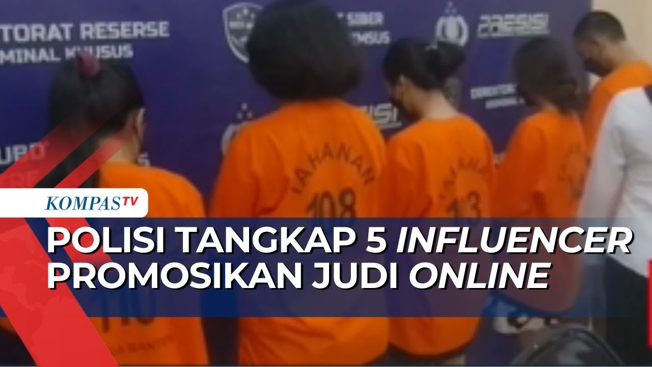 Penangkapan 5 Influencer di Banten Akibat Promosikan Judi Online - YouTube