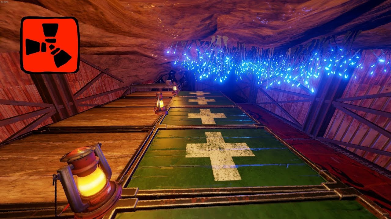 RUST : ワイプ初日に300人いる公式鯖で洞窟拠点の完成を目指しました (OFFICIAL SERVER WIPE) - YouTube