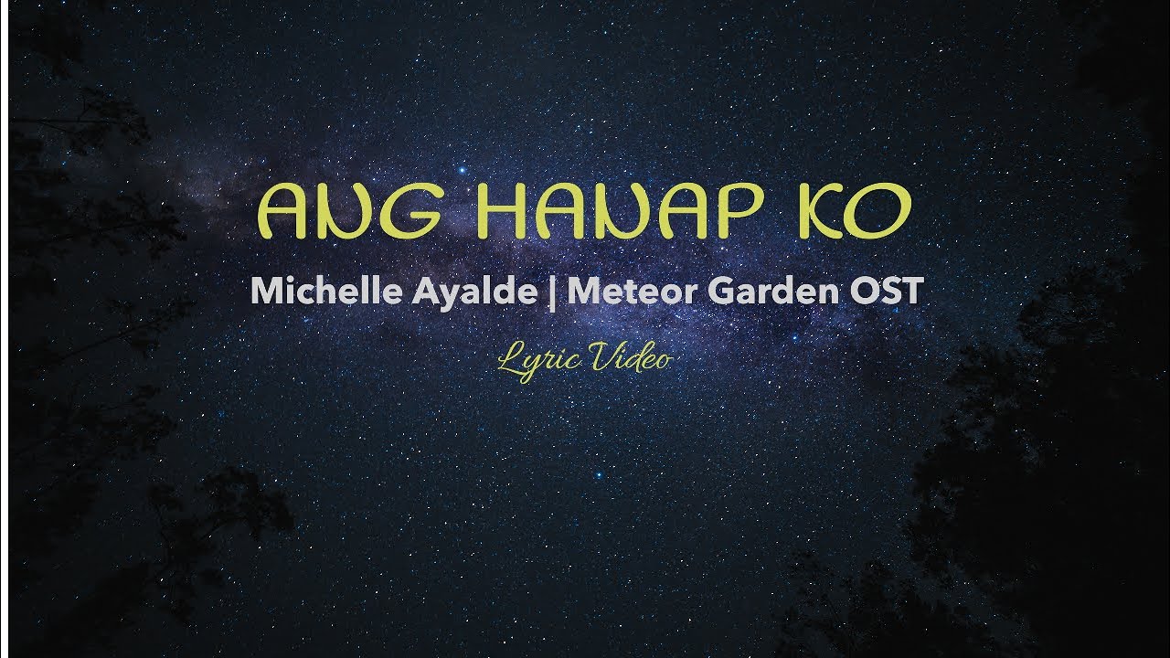 Ang Hanap Ko - Michelle Ayalde (Lyric Video) - YouTube