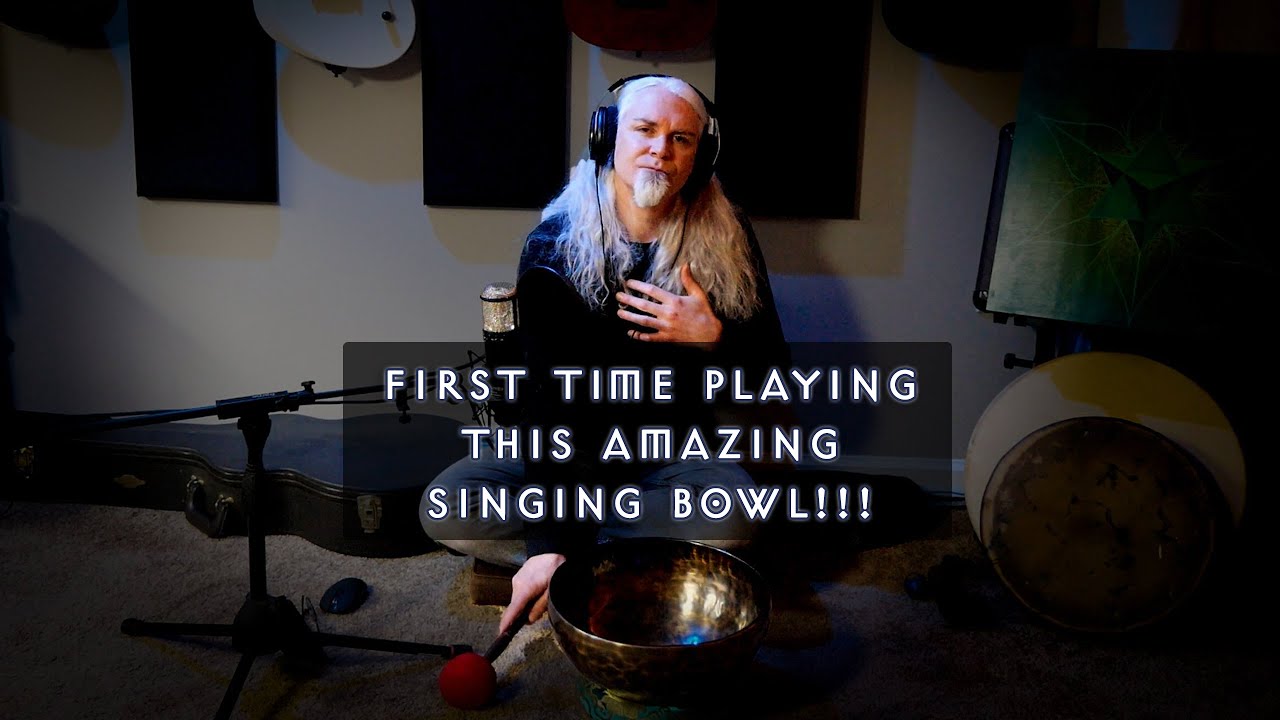 First time playing this Amazing Handmade Bronze Singing Bowl from The ...