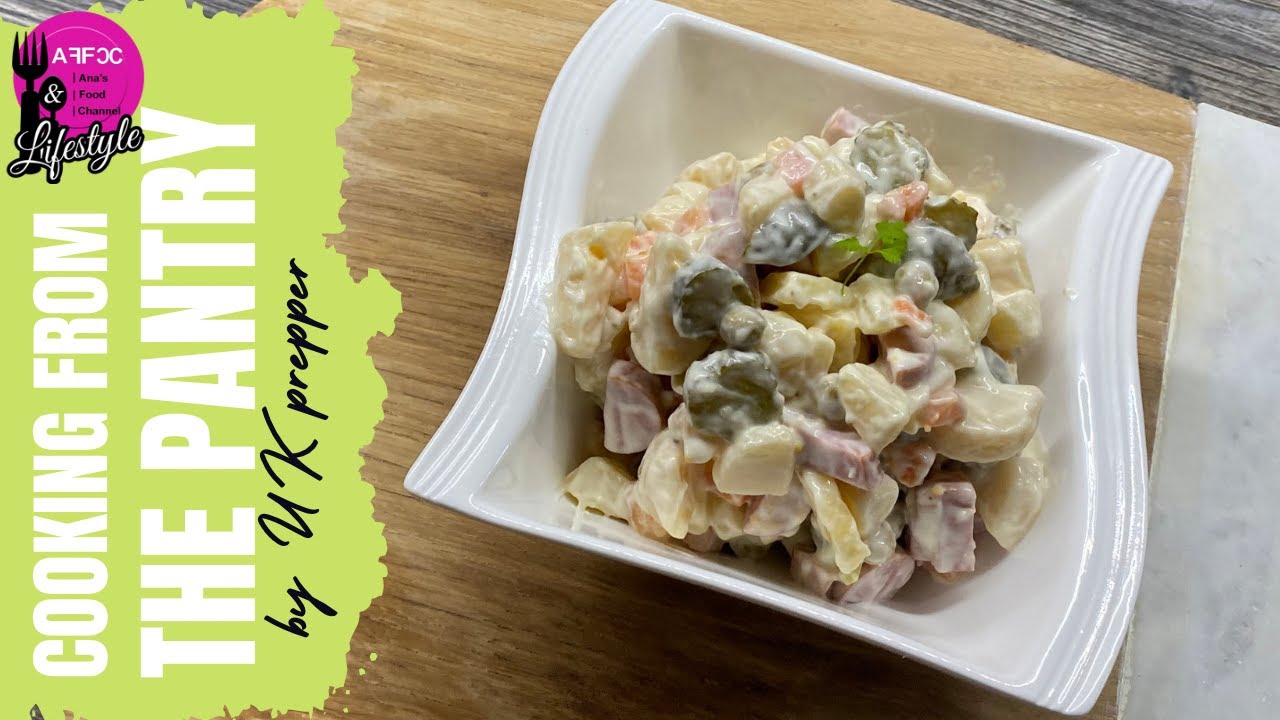 Potato salad Recipe from Tinned /Canned Potatoes |UK Preppers Pantry ...