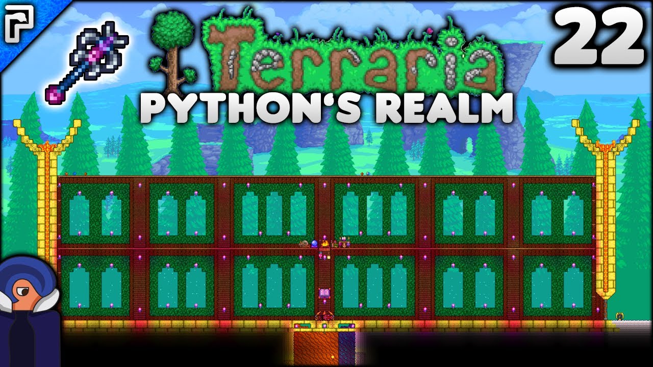 EPIC Arena & NEW Weapon! | Python's Realm (Terraria Let's Play) Episode ...