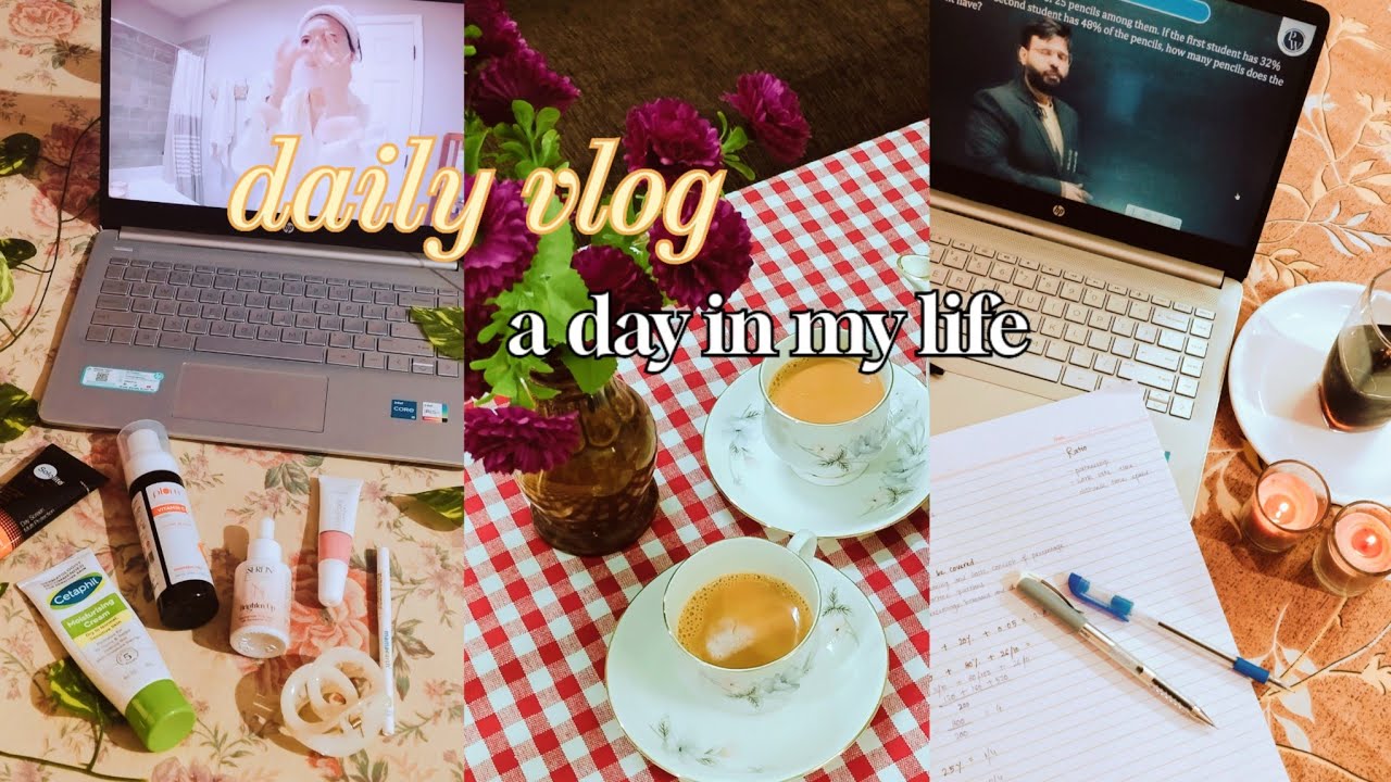 daily aesthetic vlog 🫖🌸📚 | life of Indian girl 🎀 | a day in my life 🍓☀️ ...