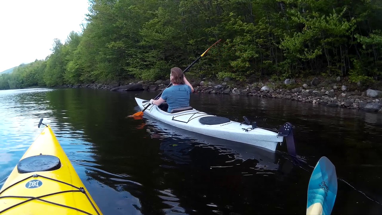Kayak Paddling Chittenden Reservoir, Vermont - YouTube
