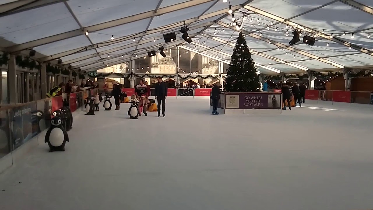 Winchester ice rink 2018 - YouTube