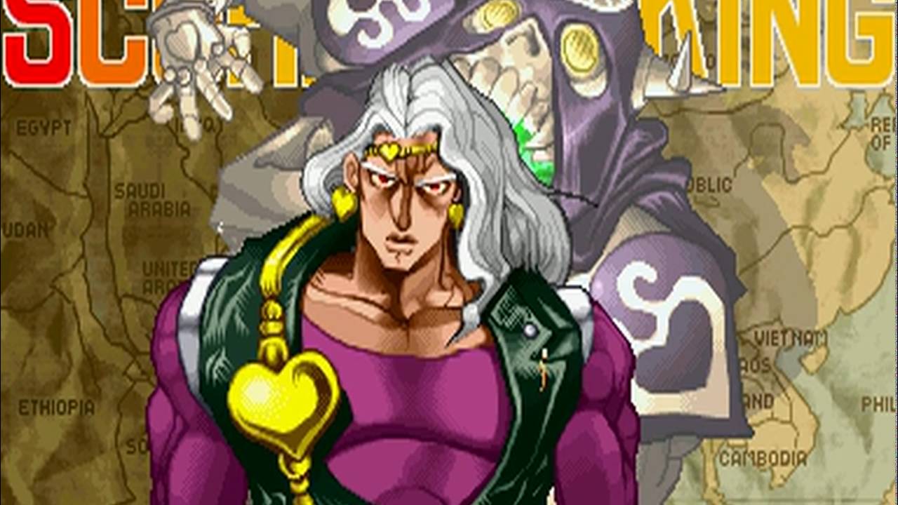 JoJo's Bizarre Adventure (Capcom 1999) Attract Mode 60fps - YouTube