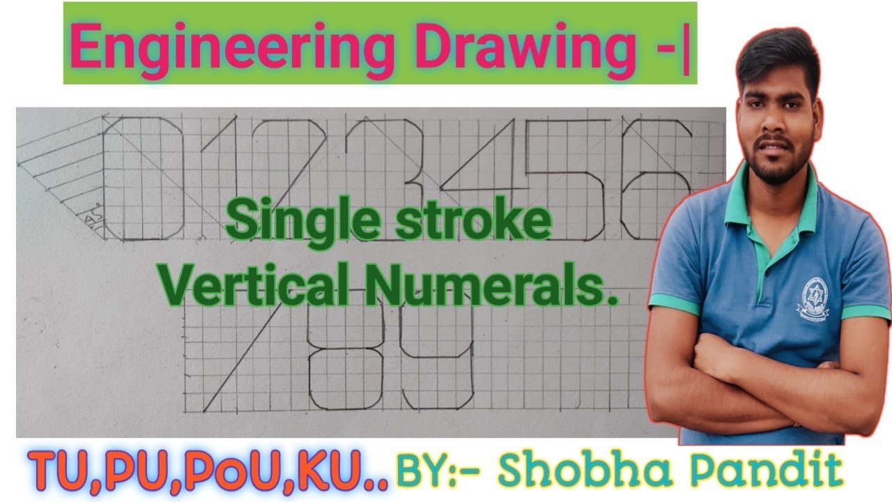 Single Stroke vertical numerals from 0 to 9 in Nepali| Ctevt| TU| PU ...