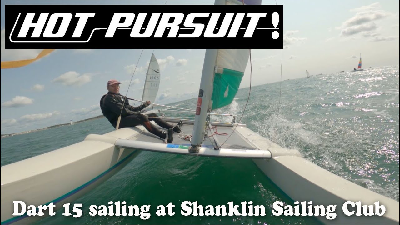 Dart 15 catamarans - "Pursuit Series Race" at Shanklin Sailing Club ...