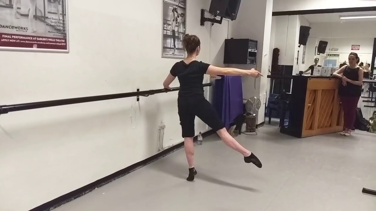 Relevés And Soutenu: ballet class (beginner level) - YouTube