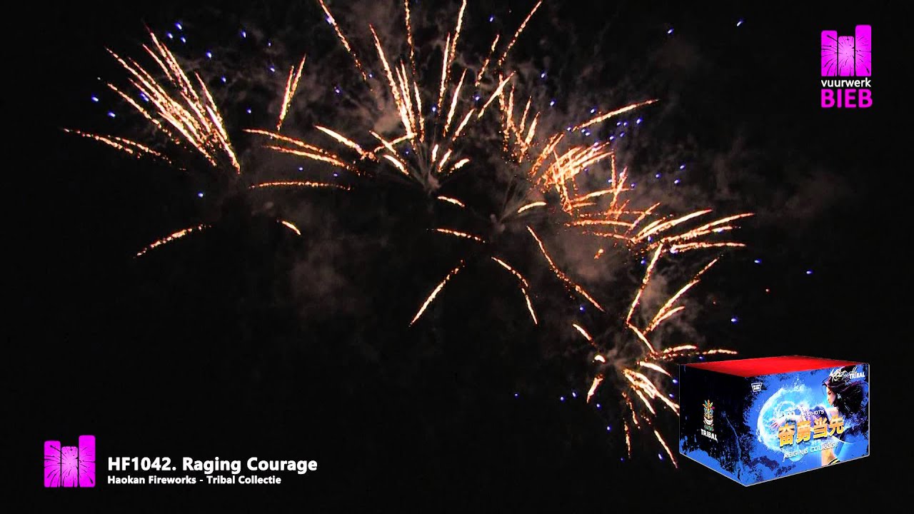 Raging Courage - Tribal Collectie - Haokan Fireworks - Vuurwerkbieb.nl ...