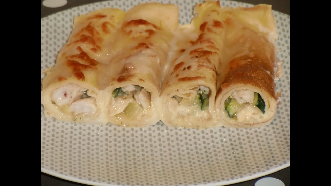 PUNJENI PALAČINCI / Crépes Farcies - YouTube