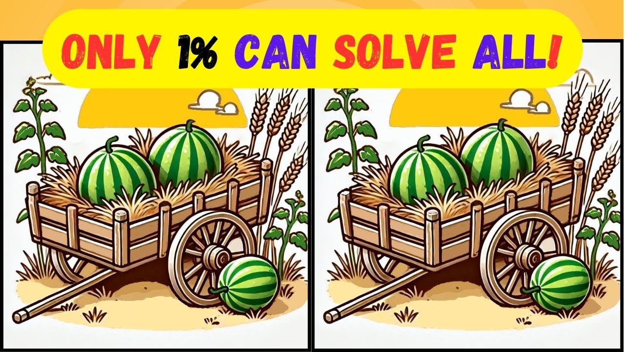ONLY 1% CAN SOLVE ALL QUIZZES| 3 DIFFERENCES - YouTube