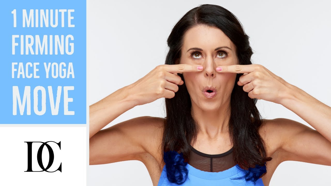 1 Minute Firming Face Yoga Move - YouTube