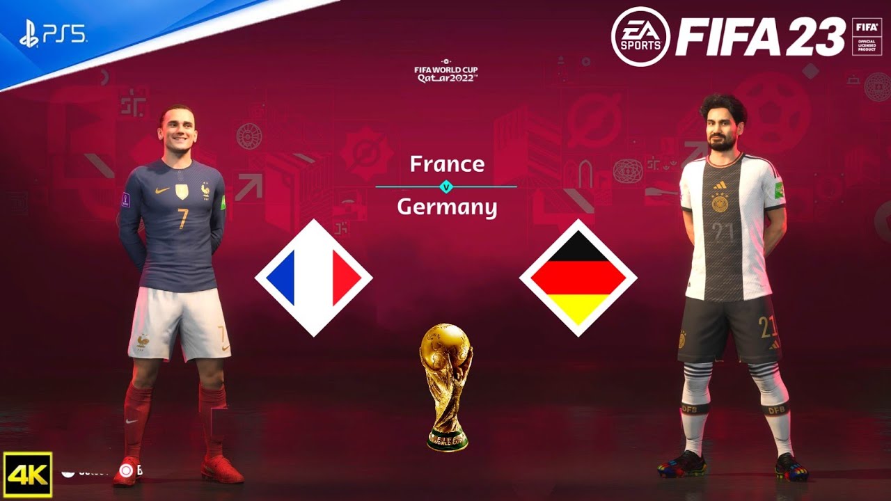 FIFA 23 - France vs. Germany - FIFA World Cup 2022 Final Match - PS5 ...