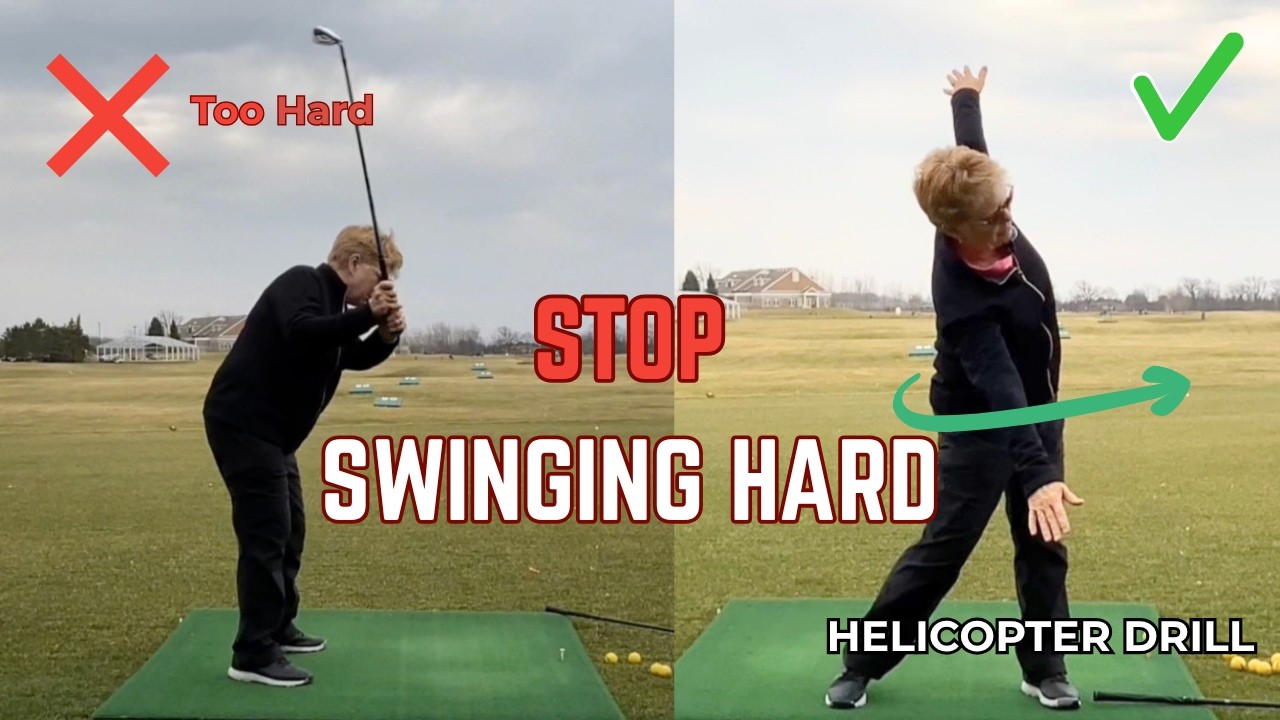 Stop Swinging So Hard! The Helicopter Drill for Effortless Power (Fix ...