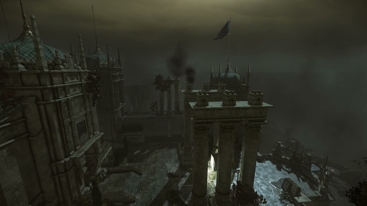 Dishonored 2 Dunwall Tower Rooftop Game Ambience - YouTube