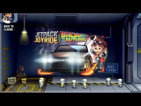 Jetpack Joyride- Back to the Future theme - YouTube