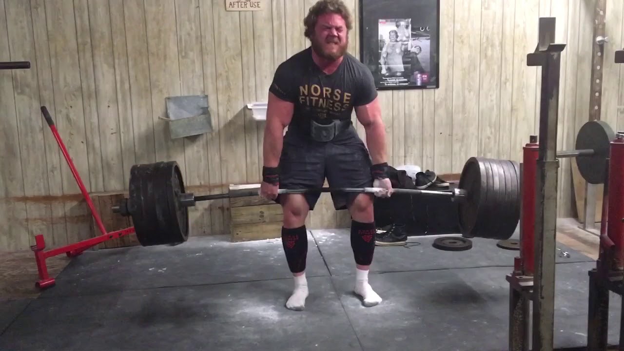 ANDREW HAUSE- deadlift workout, 702 x 5 PR 20 yrs old - YouTube