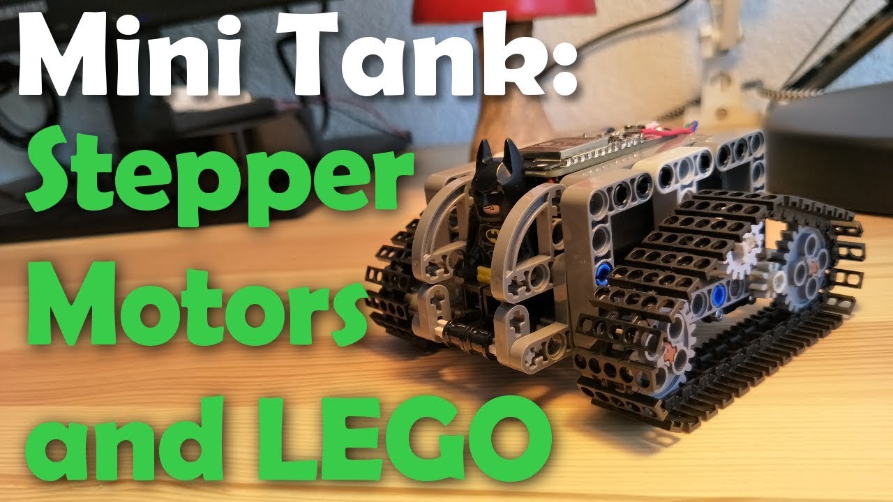 Mini Tank built with LEGO and Stepper Motors - YouTube