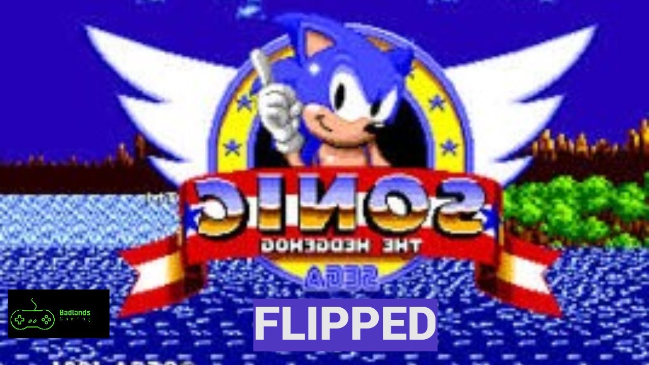 Sonic the Hedgehog flipped screen SEGA Genesis full game - YouTube