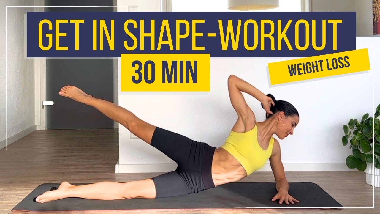 30 MIN FULL BODY WORKOUT🔥 Lose belly fat + calories // Toning workout ...