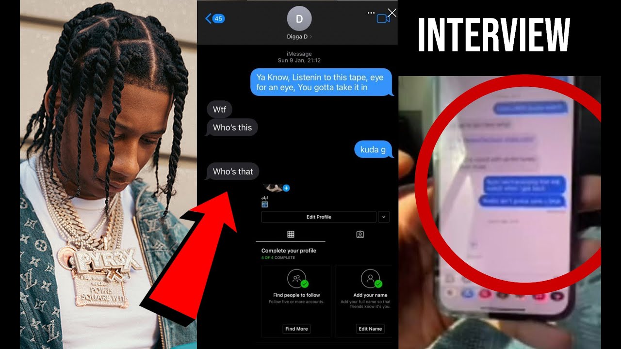 Man Explains Leaking Digga D Music & 7K Offer - YouTube