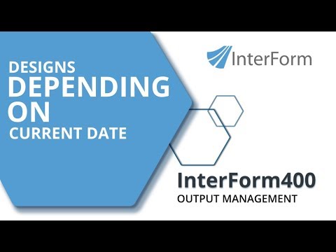 InterForm400: Designs depending on date - YouTube