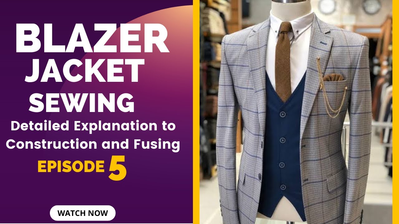 HOW TO MAKE A DOUBLE VENT SUIT || Blazer Jacket Sewing - YouTube