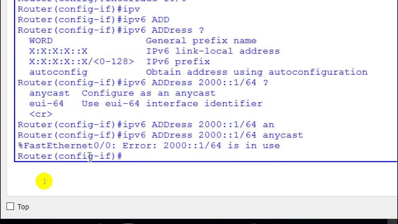 CCNA-Class19-Configure and Verify IPv6 addressing - YouTube CCNA-Class19-Configure and Verify IPv6 addressing - YouTube