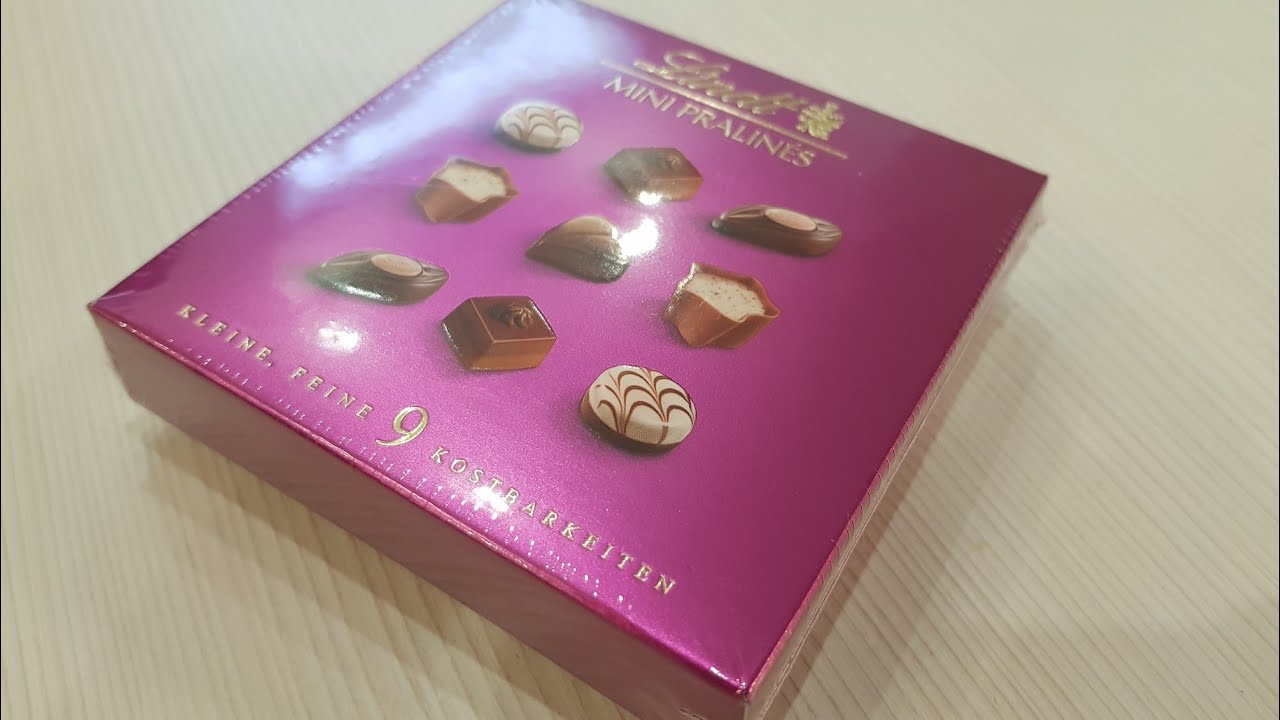 Lindt Mini Pralines Unboxing Product Opening - YouTube
