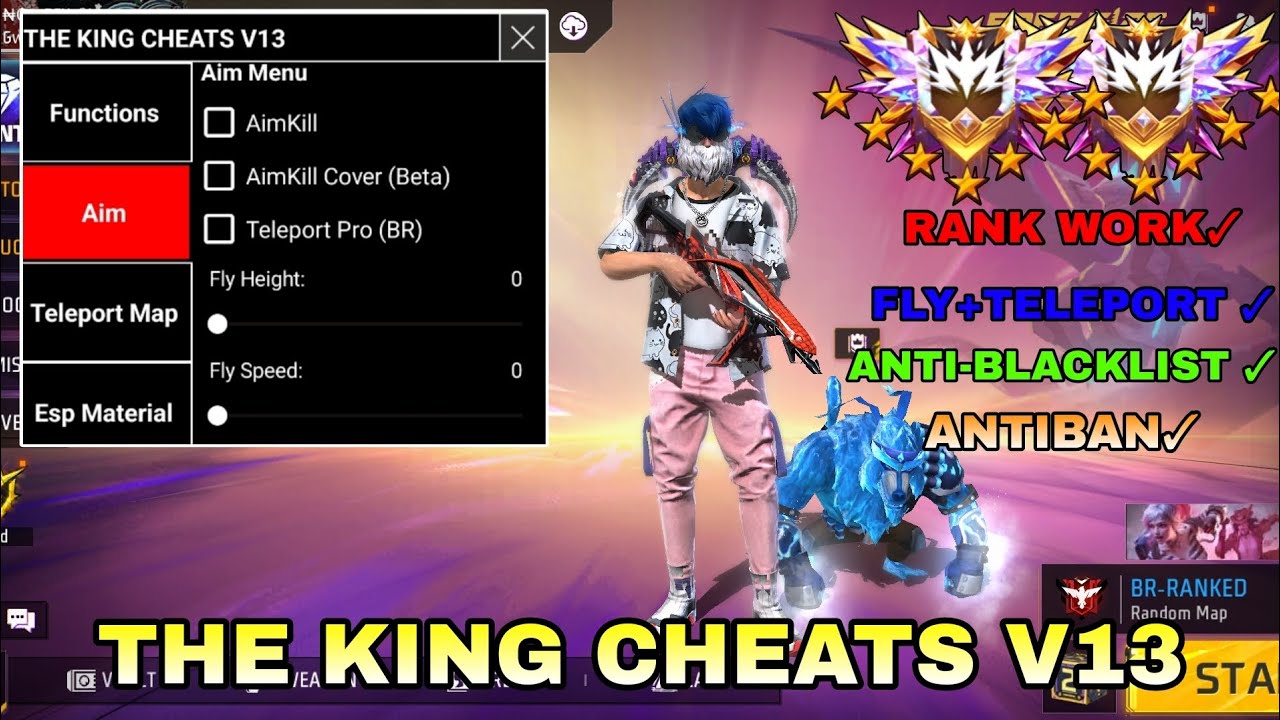 🔰The King Cheats V13 | 🎯Mod Menu Free Fire | The King Cheats Mod Menu🔥 ...