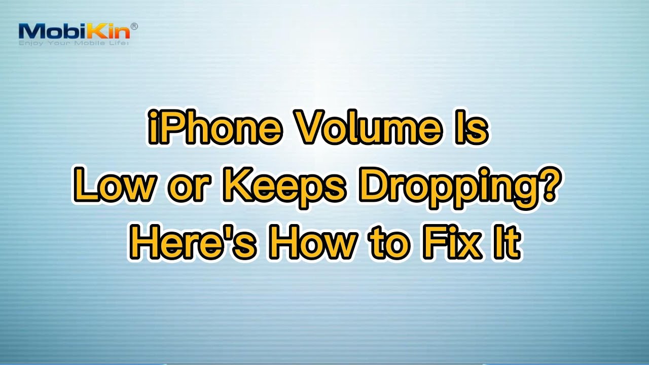 iPhone Volume Is Low or Keeps Dropping? Here's How to Fix It - YouTube