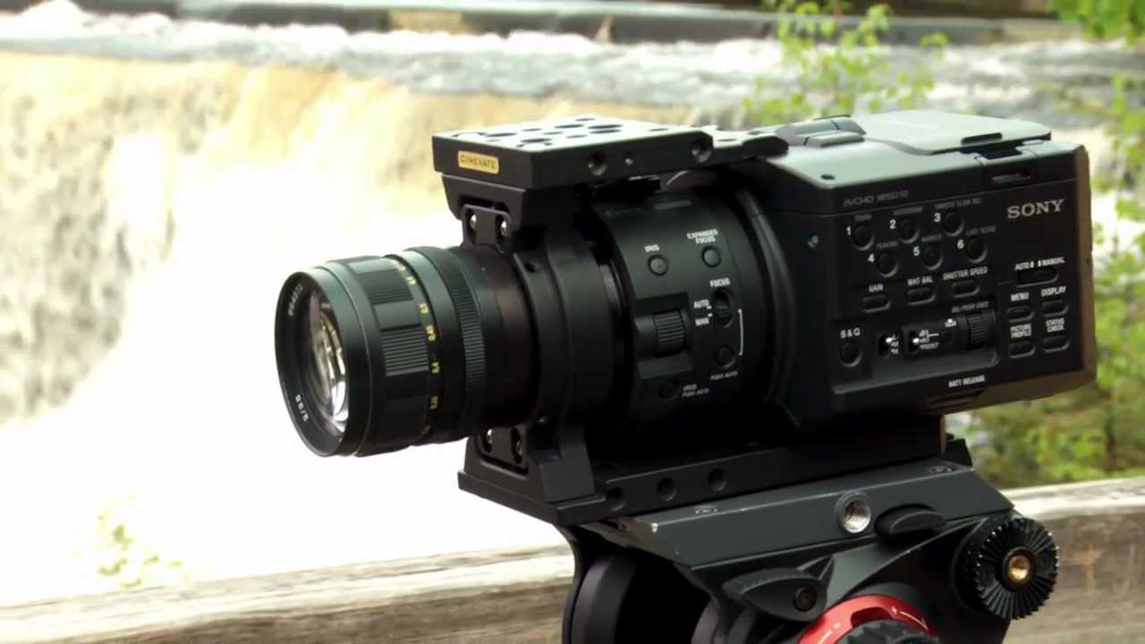 Cinevate's Sony FS100 Lens Adapter - YouTube