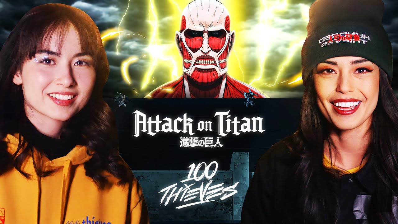 Attack on Titan x 100 Thieves | Behind the Scenes - YouTube