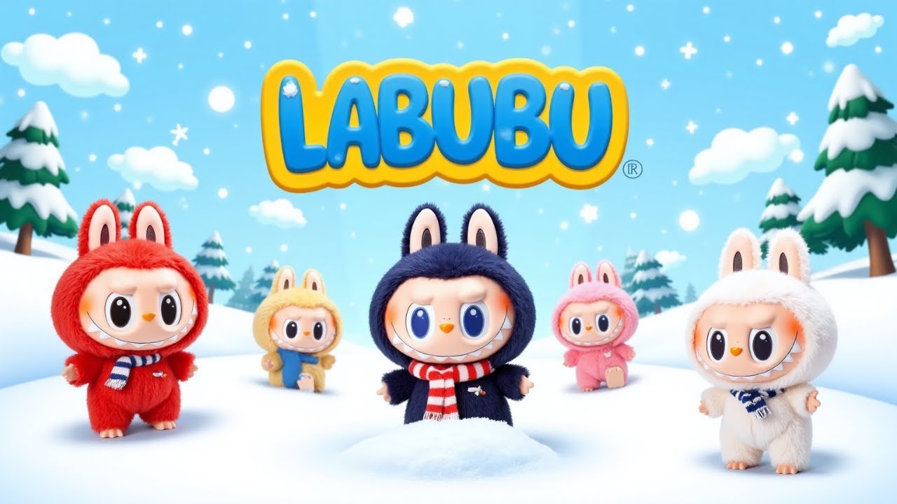 LABUBU BERMAIN DI HAMPARAN SALJU ROCK! ️🎸 | Lagu Anak Seru ...
