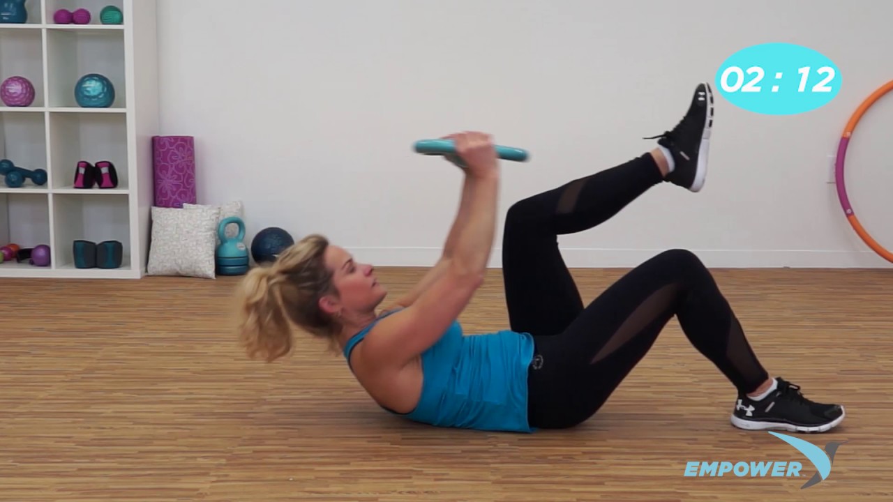 5 minute Fit Disc Ab workout - YouTube