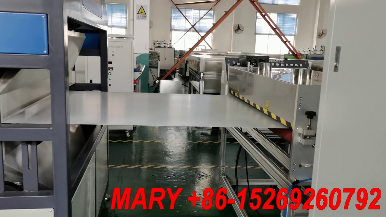 plastic box making production line pp plastic hollow sheet machine ...