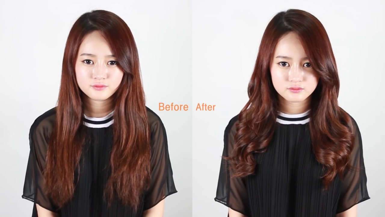 [korean hairstyle] how to wave hair with curl iron - [셀프헤어] 초보자를 위한 쉬운 ...
