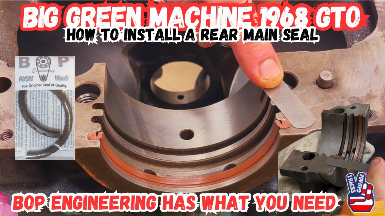 How To Install a Rear Main Seal in Your Pontiac 455 #howto - YouTube