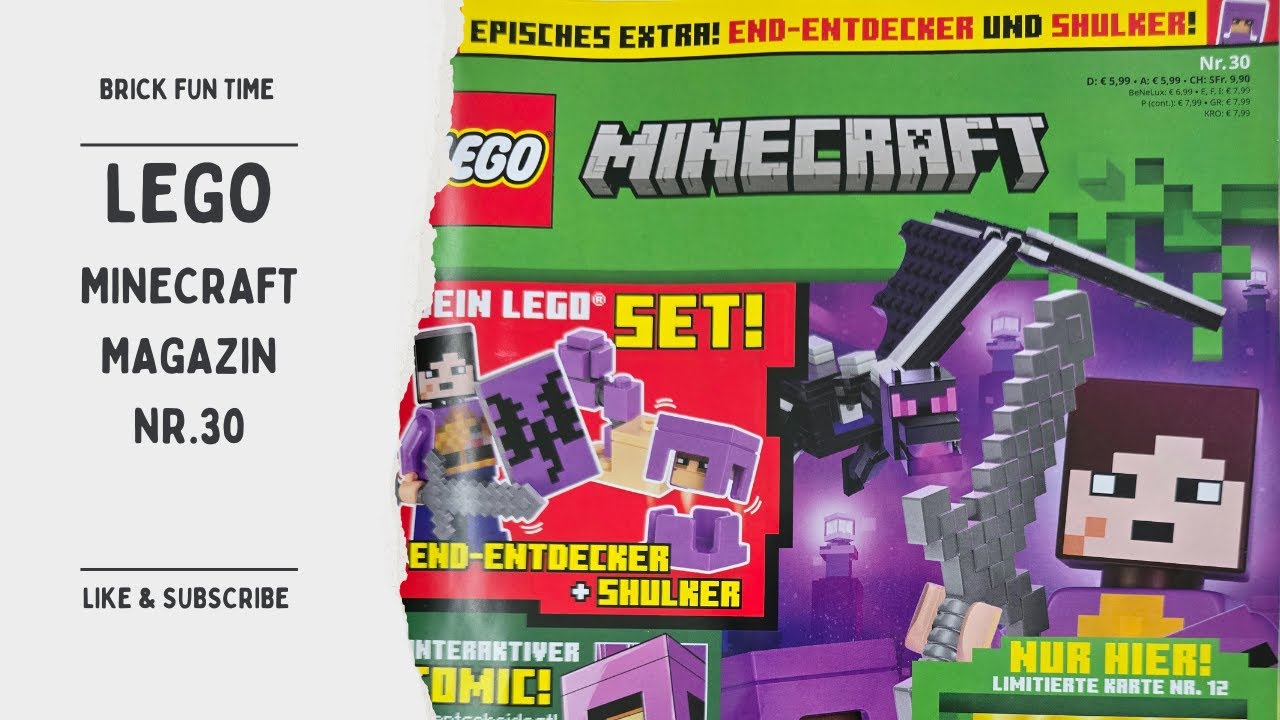 Episches Extra End-Entdecker und Shulker 🥳🥳!!! Im Neuen LEGO Minecraft ...