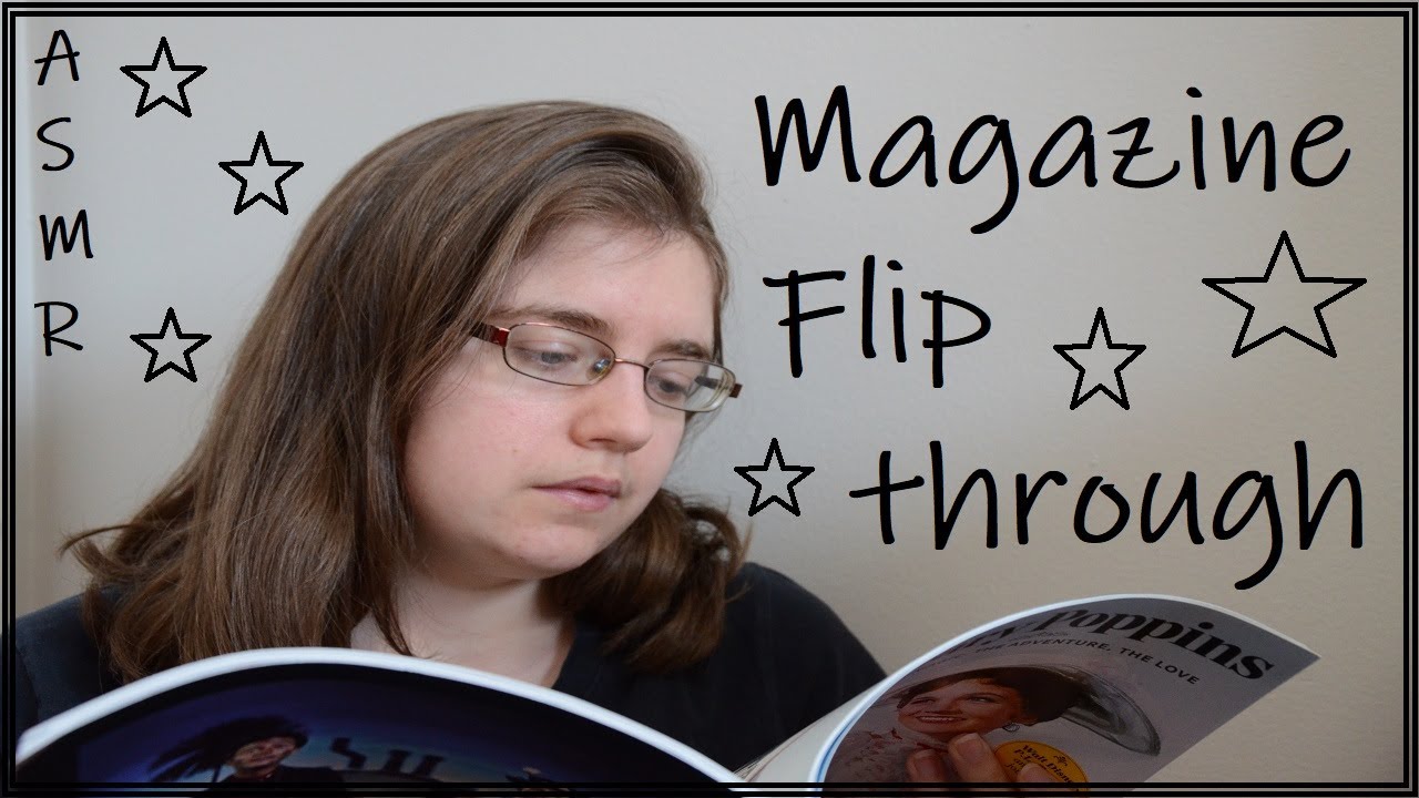 magazine flip through #2 | asmr - YouTube