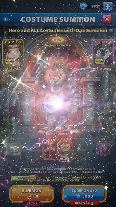 Empires and Puzzles - 2 Chamber Of Costumes Summons 🥰 - YouTube