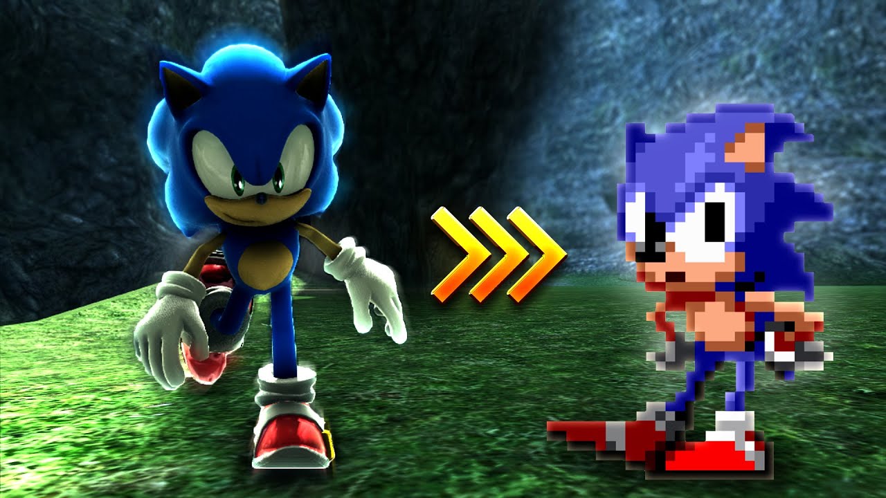 If Sonic gets hit, he goes back in Time... - YouTube