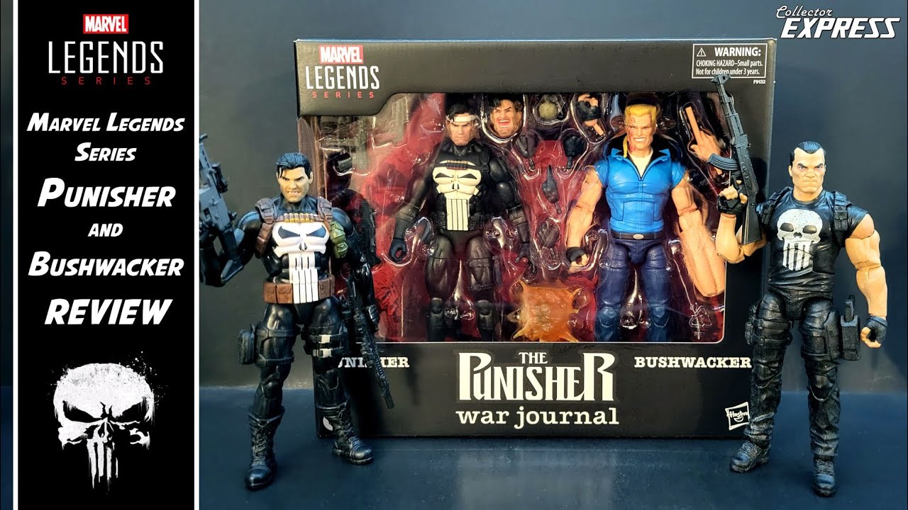 Marvel Legends Series Punisher and Bushwacker Action Figure Review ...